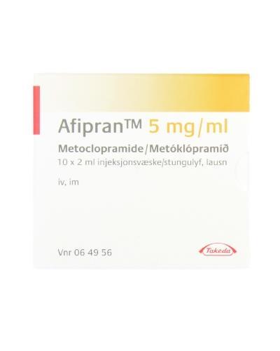 Afipran Injeksjonsvæske, oppløsning 5 mg/ml 10x2ml - Apotek 1