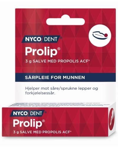 Nycodent Prolip salve med propolis ACF 3g - Apotek 1