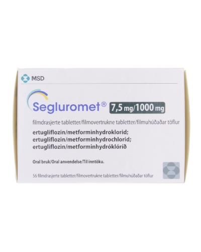 Segluromet 7,5 mg/1000 mg filmdrasjerte tabletter 56stk - Apotek 1