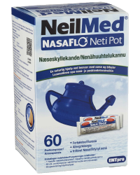 NeilMed Nasaflo neseskyllekanne og 60 poser salt 1 sett - Apotek 1