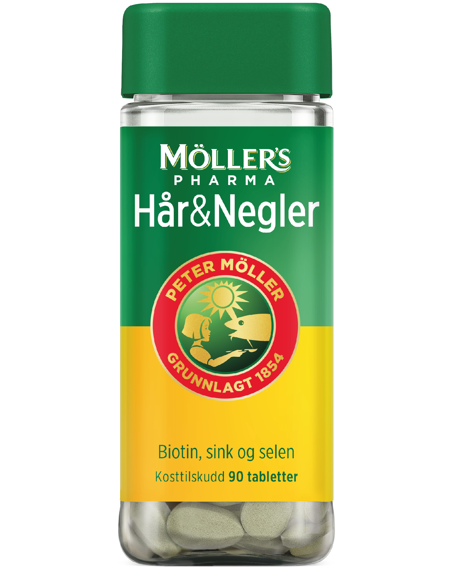Möller's Pharma Hår & negler tabletter 90 stk - Apotek 1