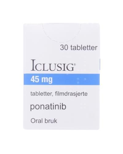 Iclusig Tablett, filmdrasjert 45 mg 30 stk - Apotek 1