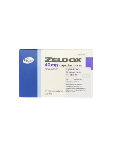 Zeldox Kapsel, hard 40 mg 56stk - Apotek 1