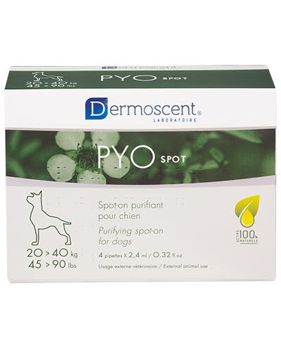 Dermoscent Pyospot påflekkingsvæske hund 20-40kg 4x2,4ml - Apotek 1