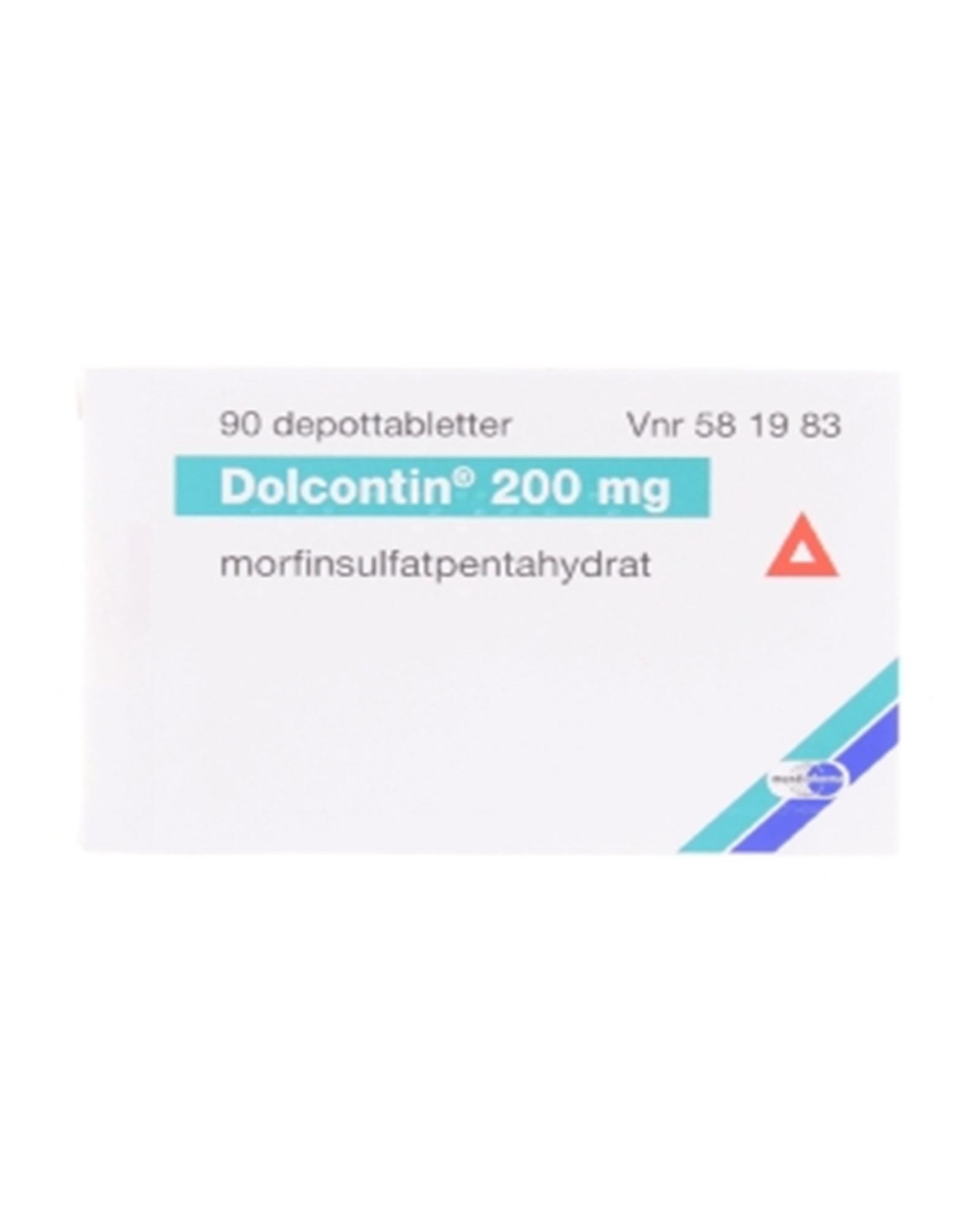 Dolcontin Depottablett 200 mg 90stk - Apotek 1