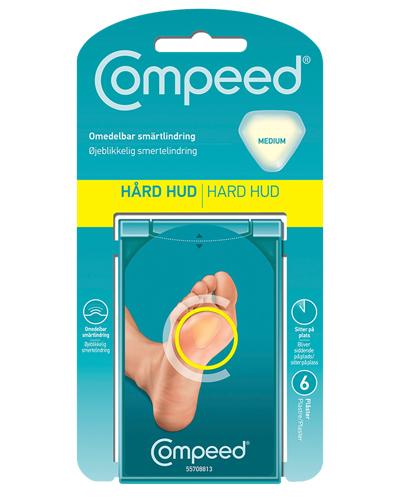 Compeed plaster mot hard hud 6 stk - Apotek 1