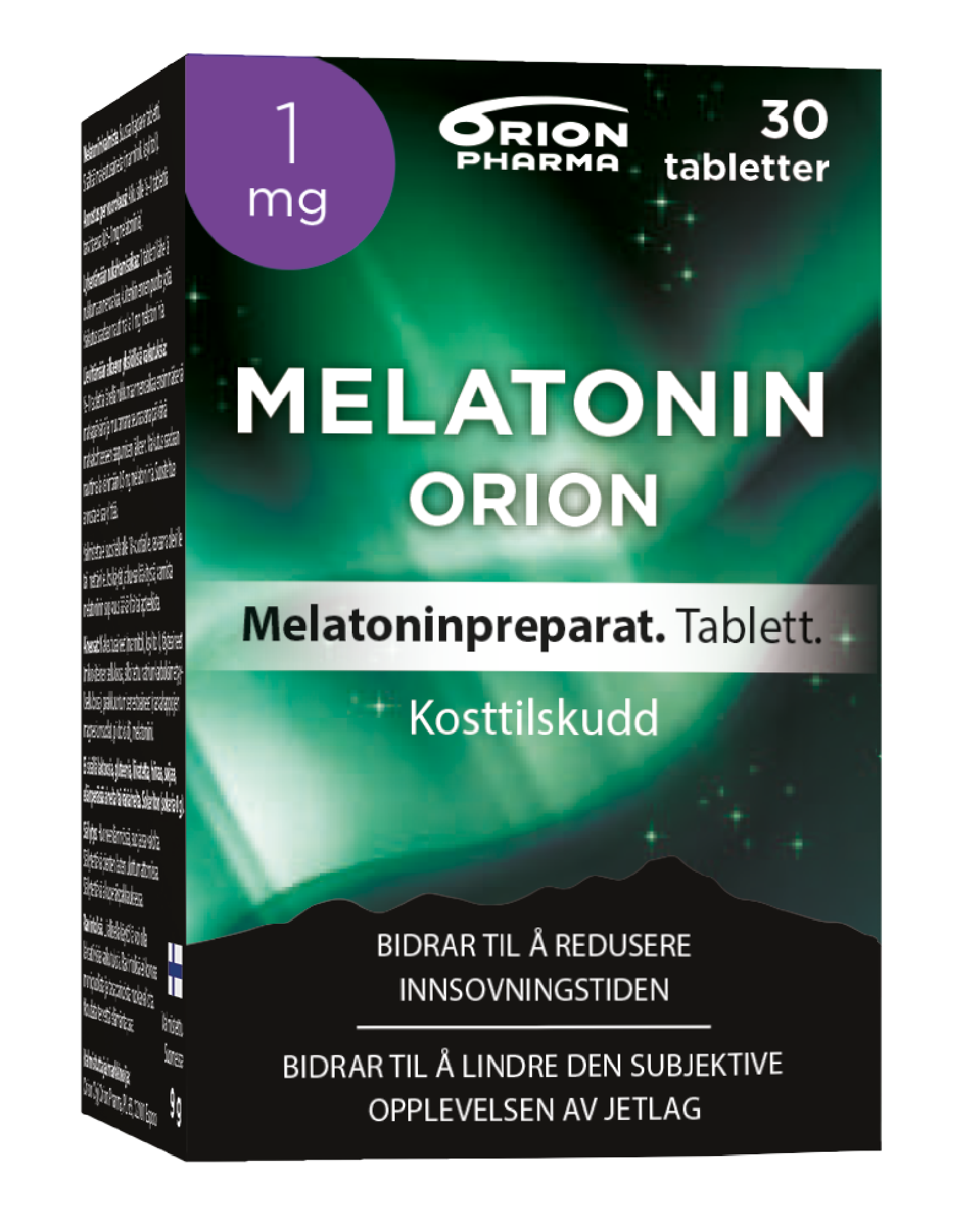 Melatonin Orion 1 mg tabletter 30 stk - Apotek 1