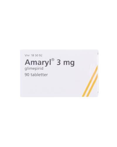 Amaryl Orifarm 3 mg tabletter blisterpakning 90stk - Apotek 1