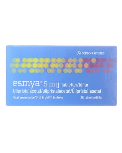 Esmya Tablett 5 mg 28 stk - Apotek 1