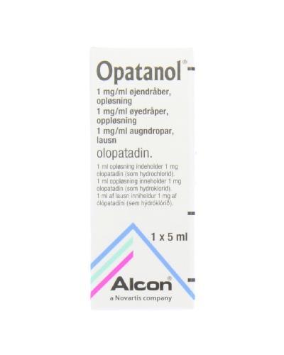 Opatanol Øyedråper, oppløsning 1 mg/ml 5 ml - Apotek 1