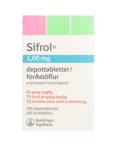 Sifrol Depottablett 1,05 mg 100 stk - Apotek 1