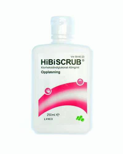 Hibiscrub 40mg/ml oppløsning 250ml - Apotek 1