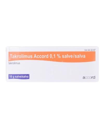 Takrolimus Accord 0,1 % salve 10 g - Apotek 1