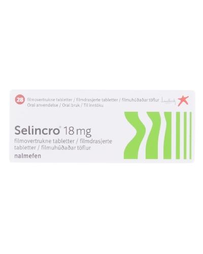 Selincro Tablett, filmdrasjert 18 mg 28 stk - Apotek 1