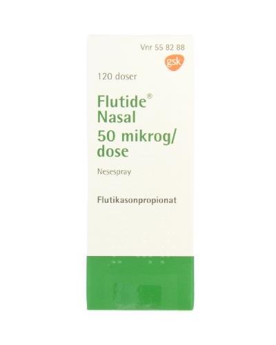 Flutide Nasal Nesespray, suspensjon 50 mikrog/dose 120 doser - Apotek 1