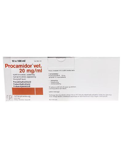 Procamidor vet inj 20mg/ml - Apotek 1