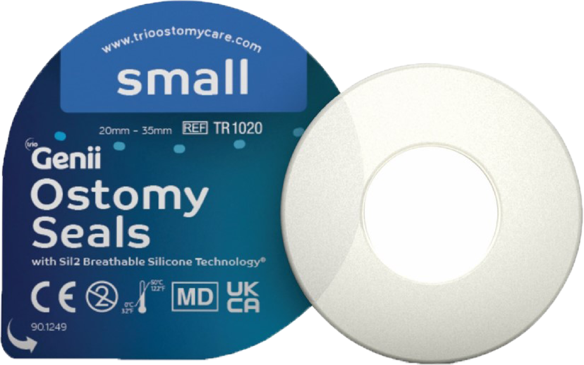 Genii tetningsring til stomi flat liten 20-35mm 30 stk - Apotek 1