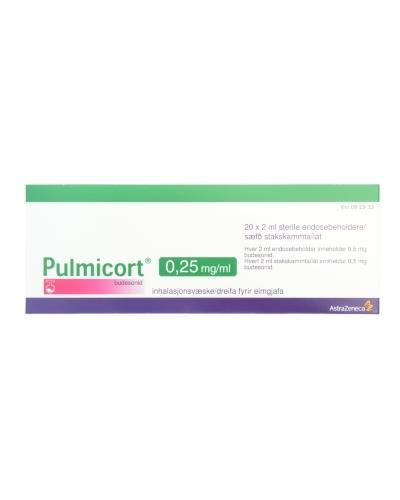Pulmicort Inhalasjonsvæske til nebulisator, suspensjon 0,25 mg/ml 20x2 ...