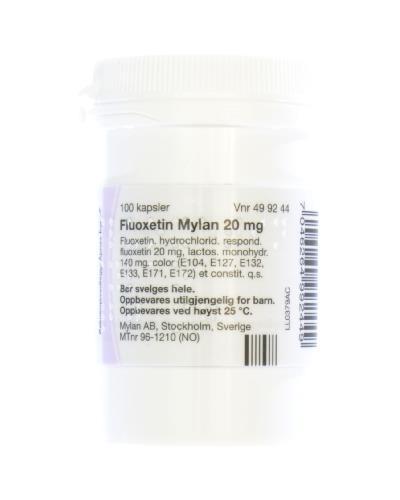 Fluoxetin Mylan Kapsel, hard 20 mg 100 stk - Apotek 1