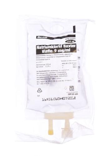 Natriumklorid Baxter Viaflo Infusjonsvæske, oppløsning 9 mg/ml 30x250 ...