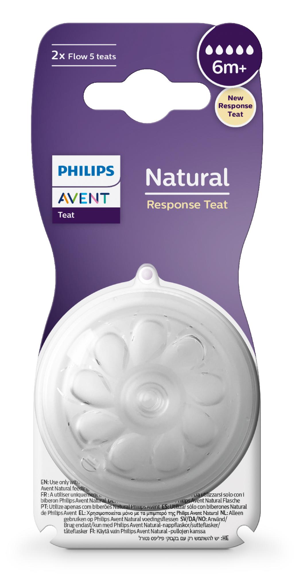 Philips Avent Natural Response flaskesmokk 6 måneder + 2stk - Apotek 1