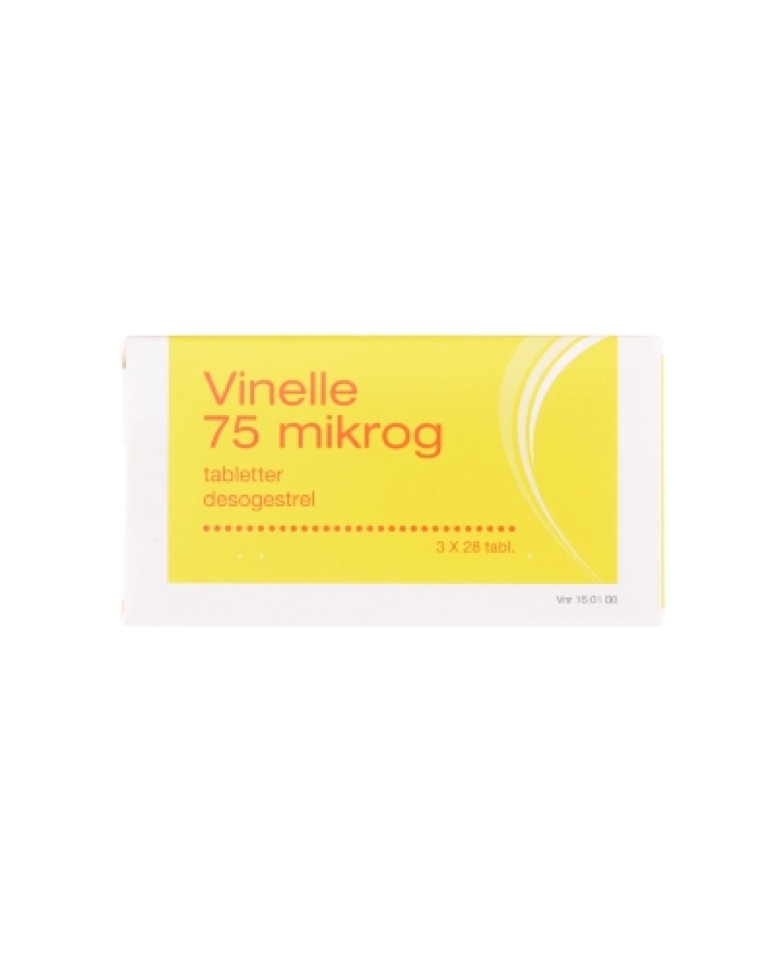 Vinelle 75 mikrog tabletter 3x28 stk - Apotek 1