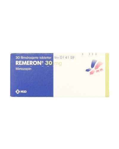 Remeron Tablett, filmdrasjert 30 mg 30 stk - Apotek 1