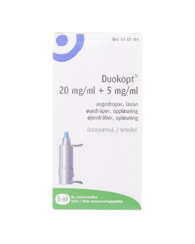 Duokopt Øyedråper, oppløsning 20mg/ml+5mg/ml 5 ml - Apotek 1
