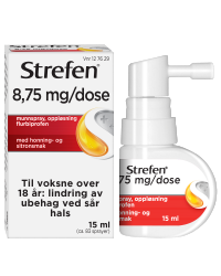 Strefen 8,75 mg/dose munnspray honning og sitron 15 ml - Apotek 1