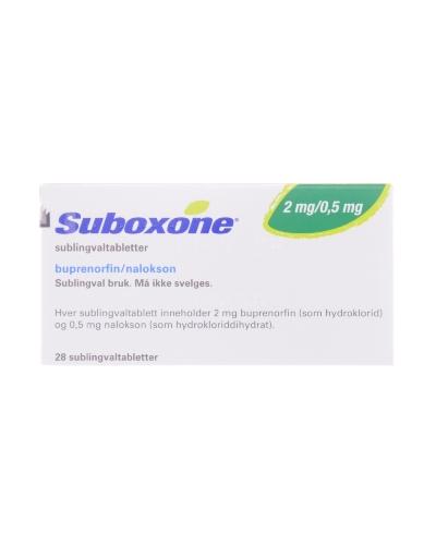 Suboxone Sublingvaltablett 2 mg/0,5 mg 28 stk - Apotek 1