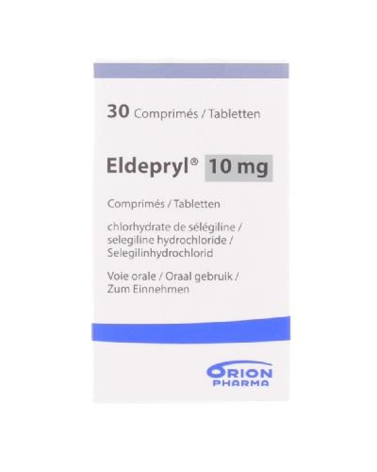 Eldepryl 10mg tabletter 30 STK - Apotek 1