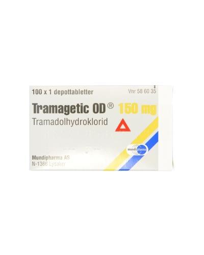 Tramagetic OD Depottablett 150 mg 100x1 stk - Apotek 1