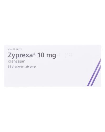 Zyprexa Tablett, drasjert 10 mg 56 stk - Apotek 1