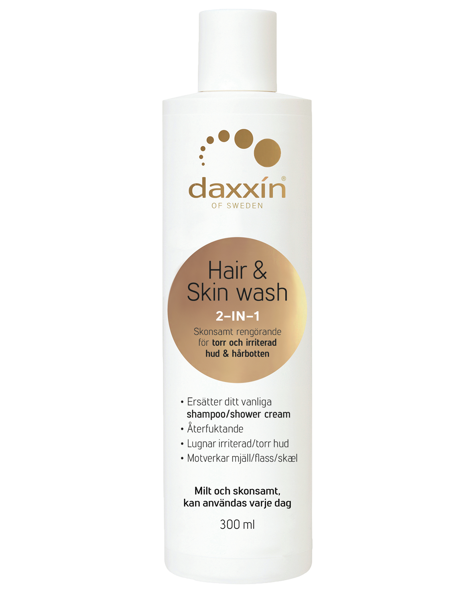 Daxxin Hair & Skin Wash 2-in-1 sjampo og dusjkrem 300 ml - Apotek 1
