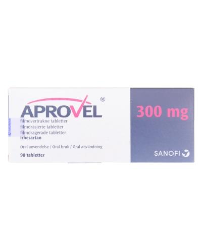 Aprovel 300 mg filmdrasjerte tabletter 98 stk - Apotek 1