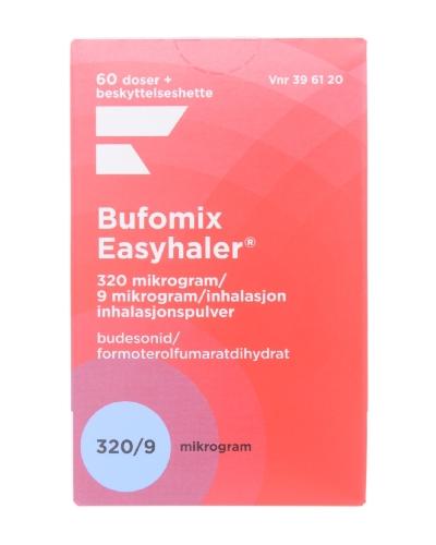 Bufomix Easyhaler 320 mikrog/9 mikrog inhalasjonspulver 60 doser - Apotek 1