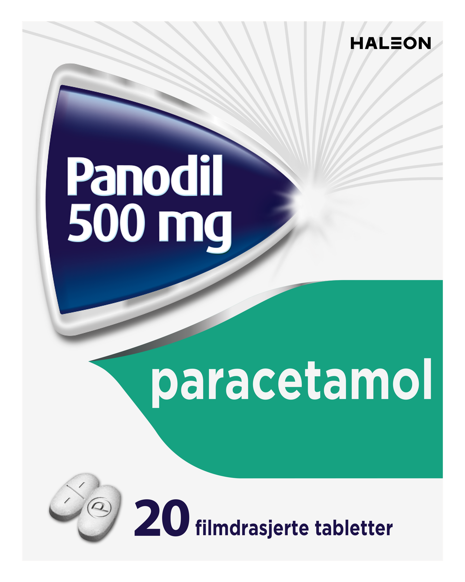 Panodil 500 mg tabletter 20 stk - Apotek 1