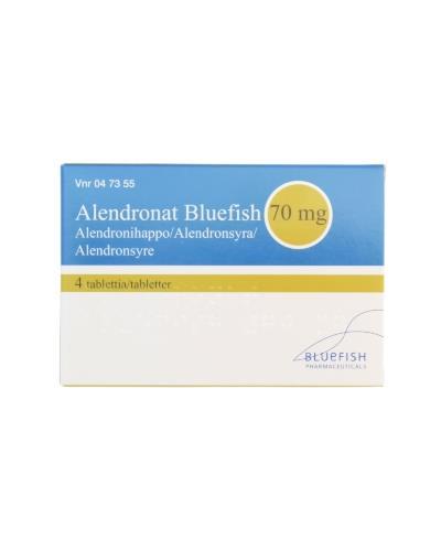 Alendronat Bluefish 70 mg tabletter 4 stk - Apotek 1