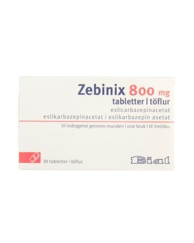 Zebinix Tablett 800 mg 30 stk - Apotek 1