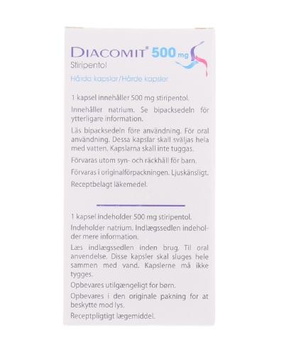 Diacomit Kapsel, hard 500 mg 60 stk - Apotek 1
