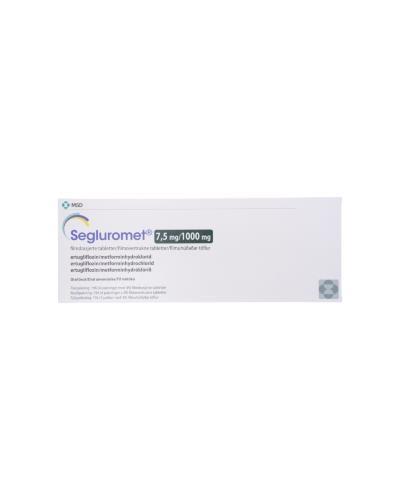 Segluromet 7,5 mg/1000 mg filmdrasjerte tabletter 4x49stk - Apotek 1