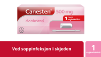 Canesten 500mg vaginaltablett med applikator 1stk - Apotek 1