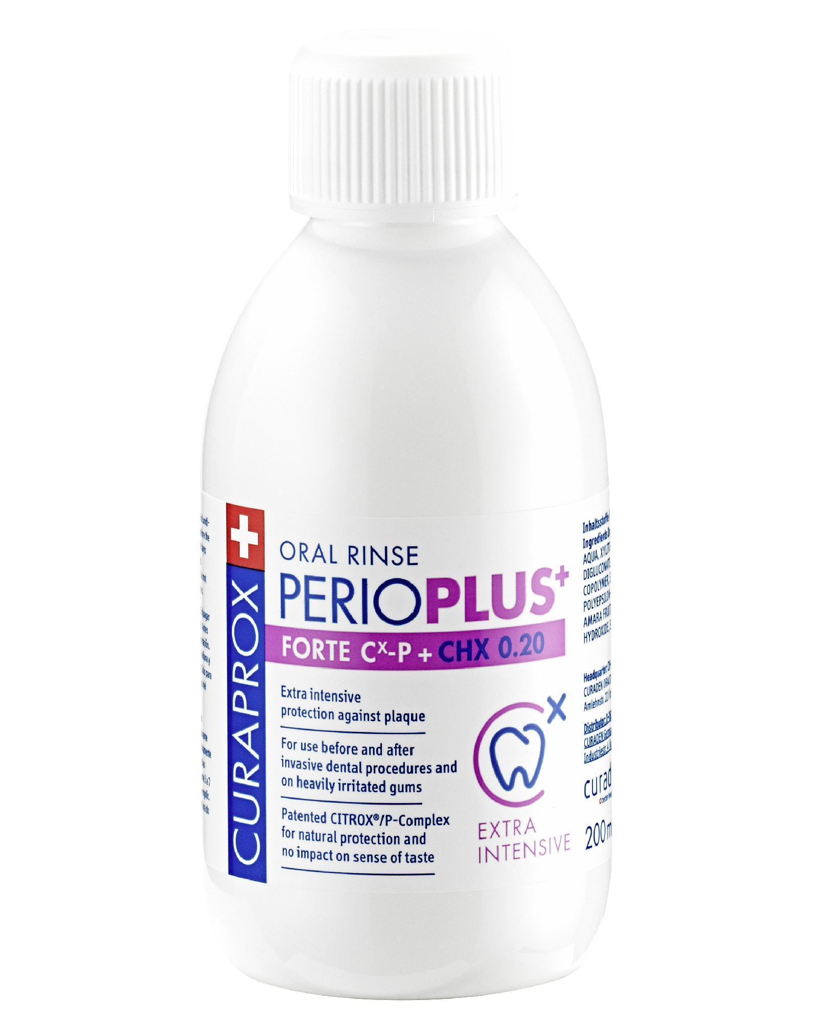 Curaprox Perio Plus Forte munnskyll 200 ml - Apotek 1