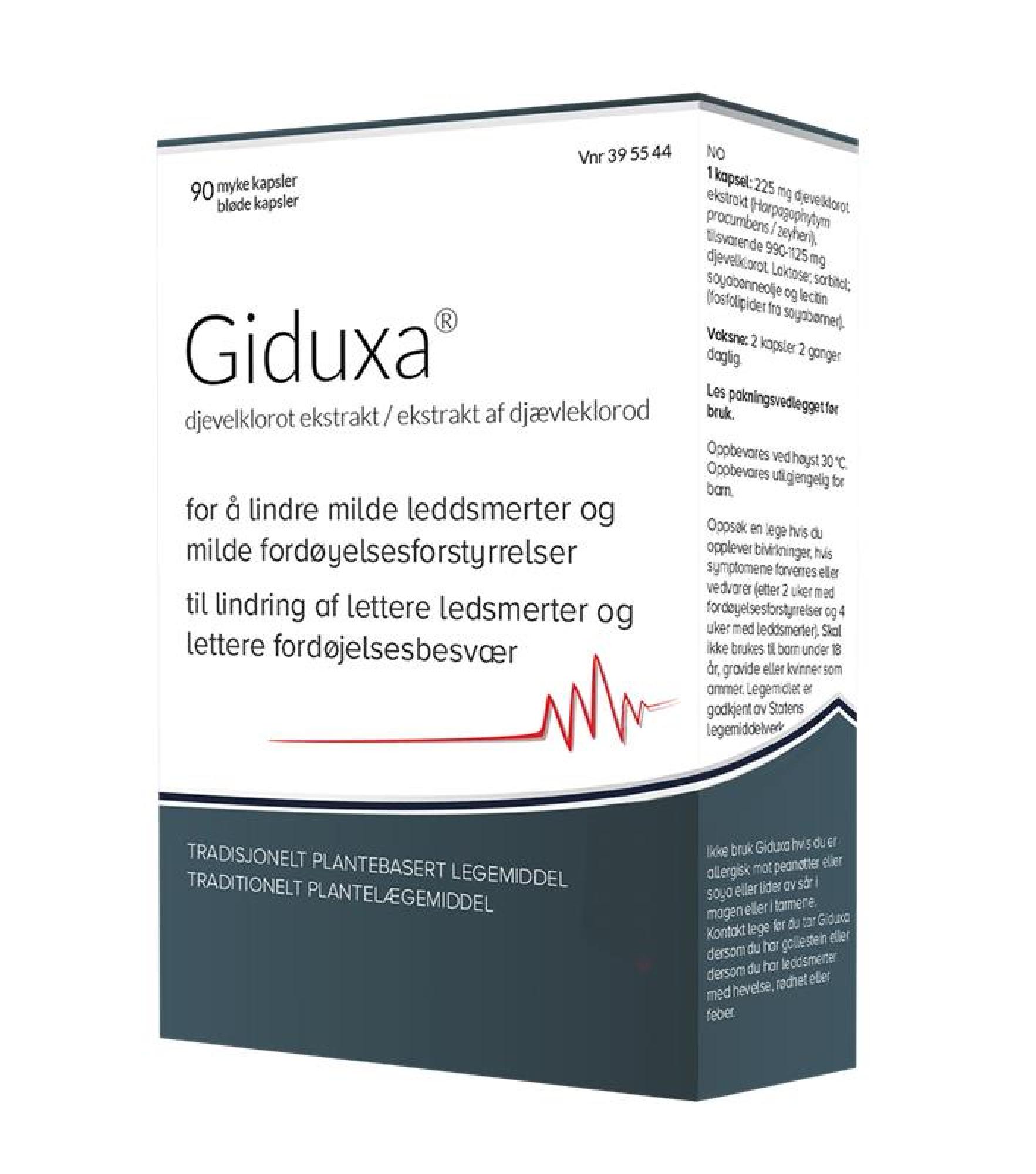 Giduxa kapsler 90 stk - Apotek 1