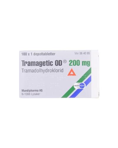 Tramagetic OD Depottablett 200 mg 100x1 stk - Apotek 1