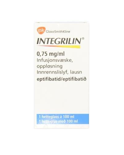 Integrilin Infusjonsvæske, oppløsning 0,75 mg/ml 100 ml - Apotek 1