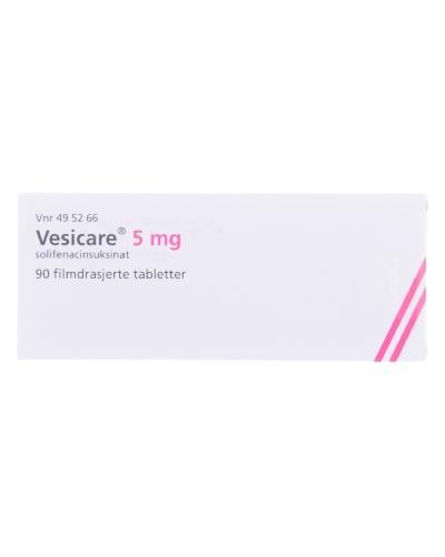 Vesicare Orifarm 5 mg tabletter 90 stk - Apotek 1