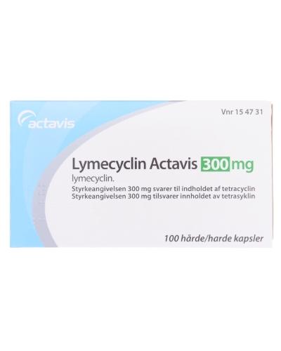 Lymecyclin Actavis Kapsel, hard 300 mg 100 stk - Apotek 1