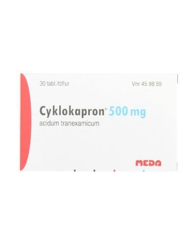 Cyklokapron Tablett, filmdrasjert 500 mg 30 stk - Apotek 1