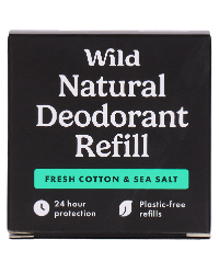 Wild Deo Herre Fresh Cotton & Sea Salt refill 40 g - Apotek 1